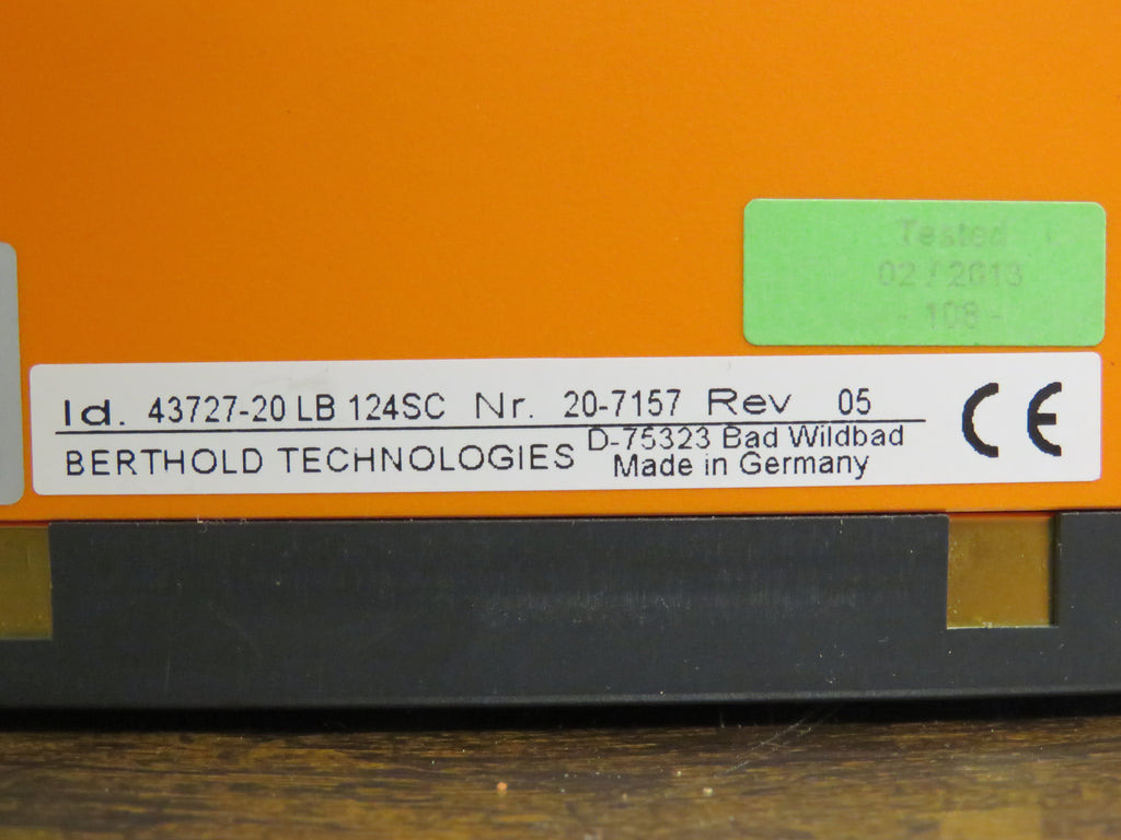 Berthold LB-124-SC Scint Scintillation Detector Radiation Meter Alpha ...